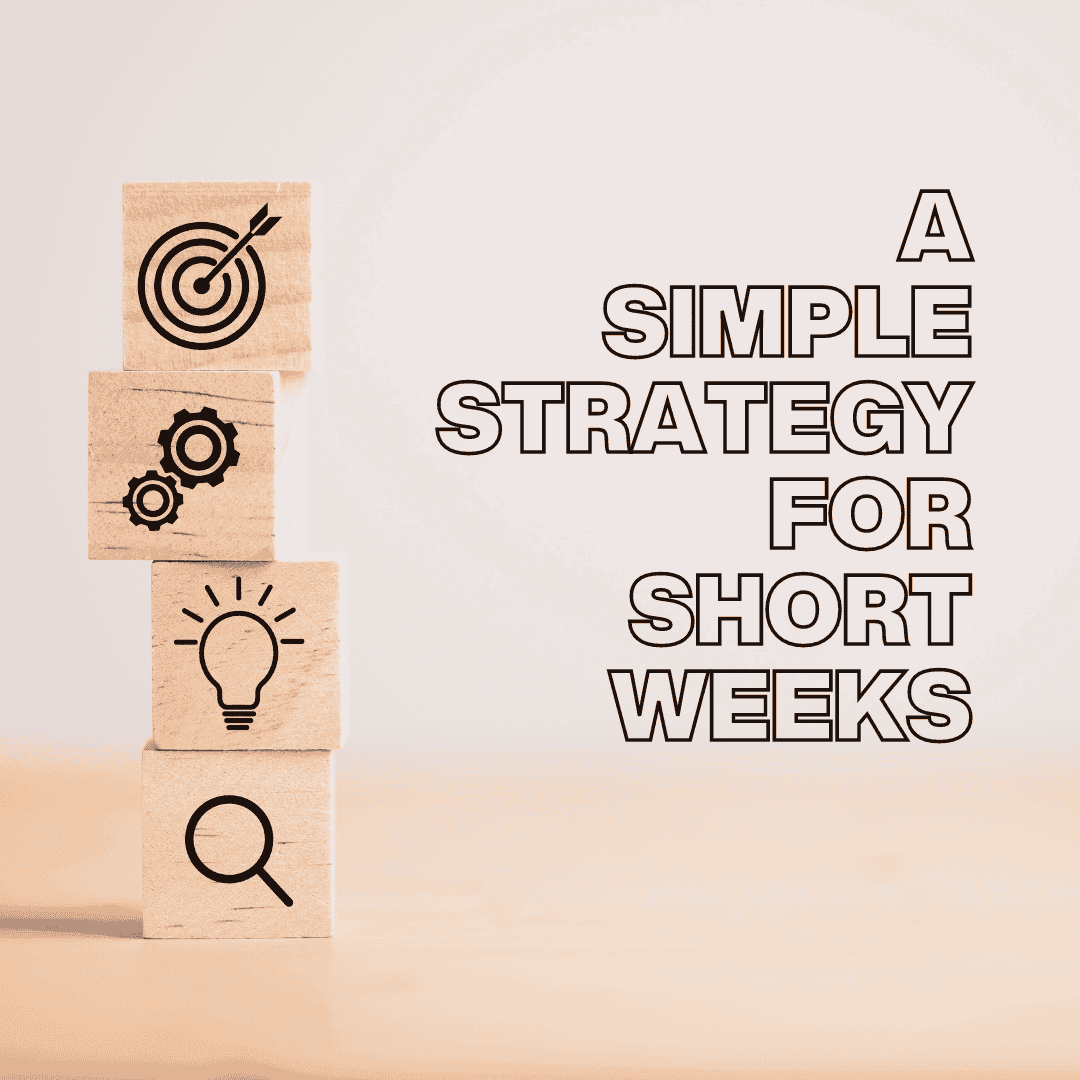 A Simple Strategy for Short Weeks - Mike Vardy